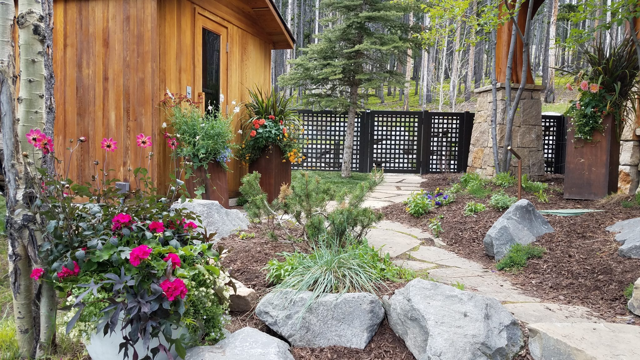 Big Sky Landscaping Project - Wagner & Company Landscape Construction ...